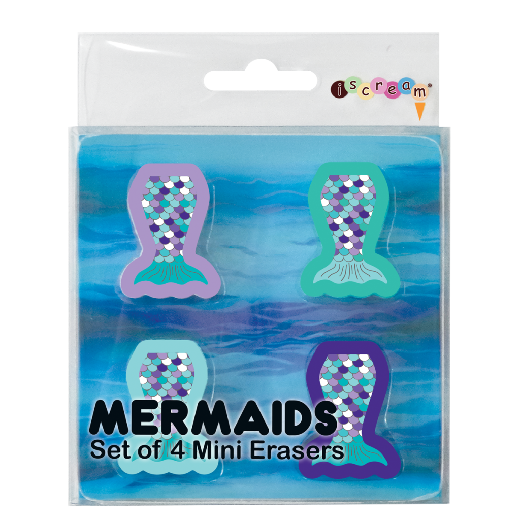 Mermaid Mini Eraser Set | Iscream